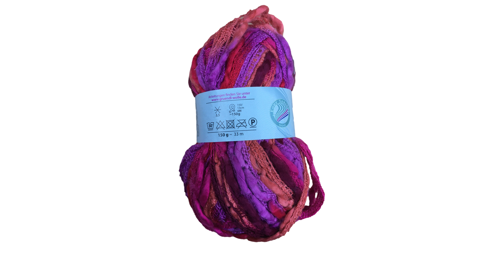 Sálfonal piros-pink árnyalatok 150 g - Sál fonalak
