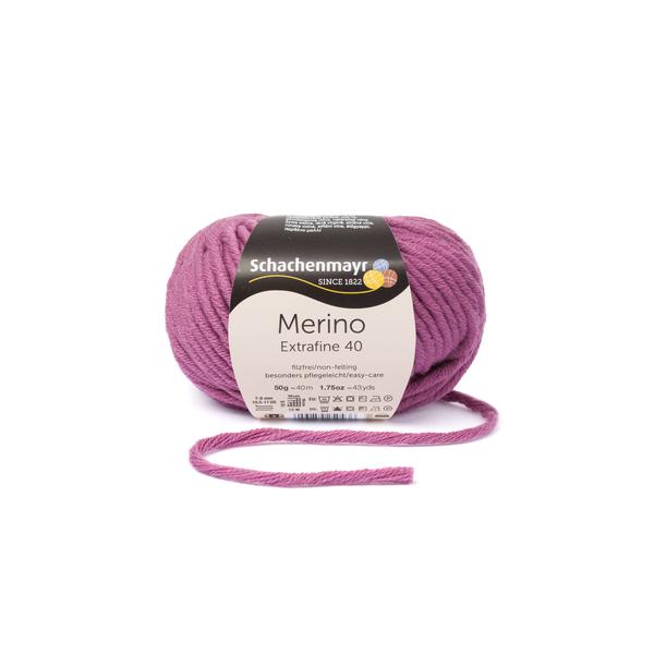 Merino Extrafine 40 lila 00343 - Téli fonalak
